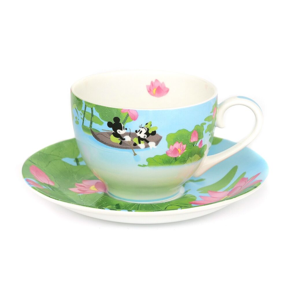 Mickey & Minnie Summer Cup and Saucer - The English Ladies Co.