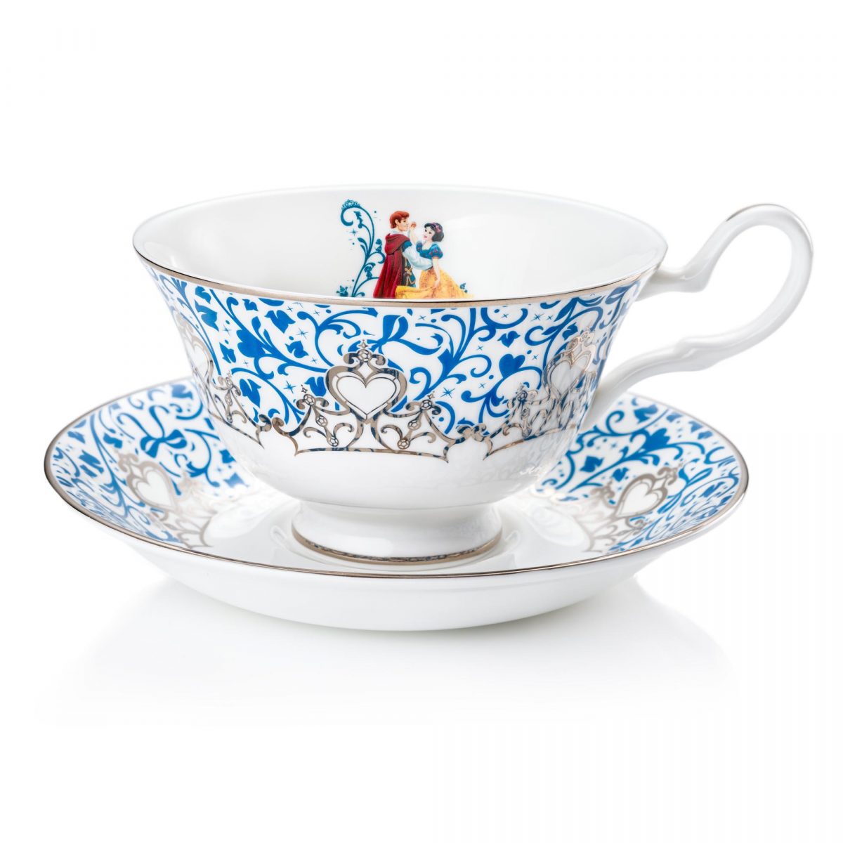 Snow White Cup and Saucer - The English Ladies Co.