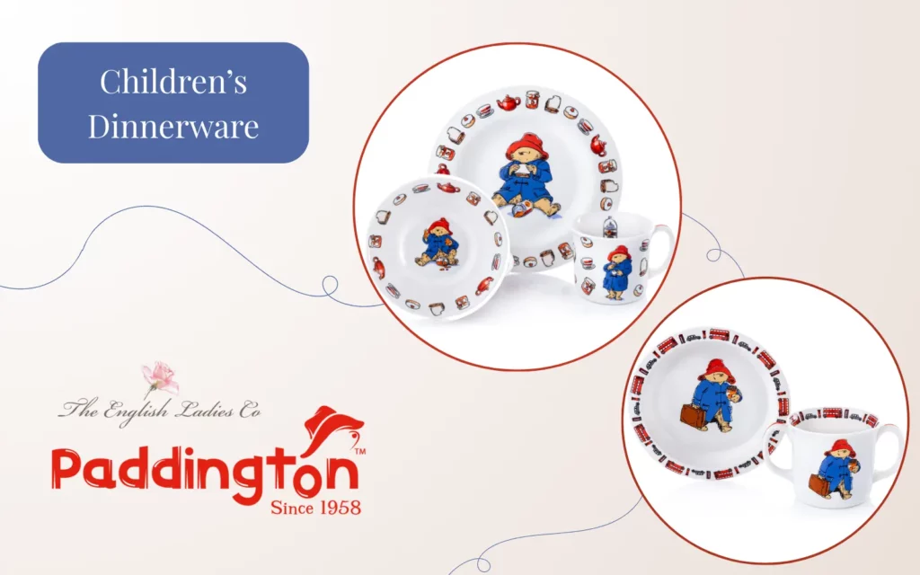 New Paddington™ Children’s Dinnerware Sets - The English Ladies Co.